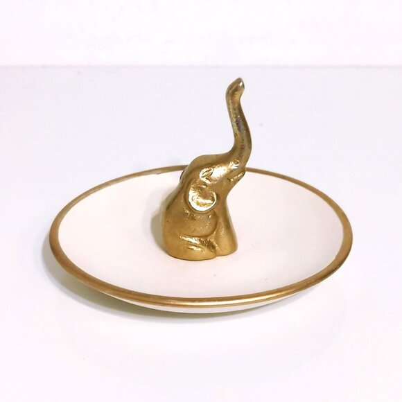Cost Plus World Market | Accents | World Market Brass Elephant On Gold ...
